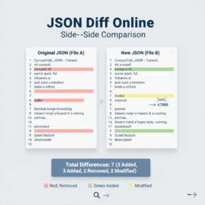 Diff JSON Online- The Ultimate Guide to Comparing JSON Files for Developers - online json comparator