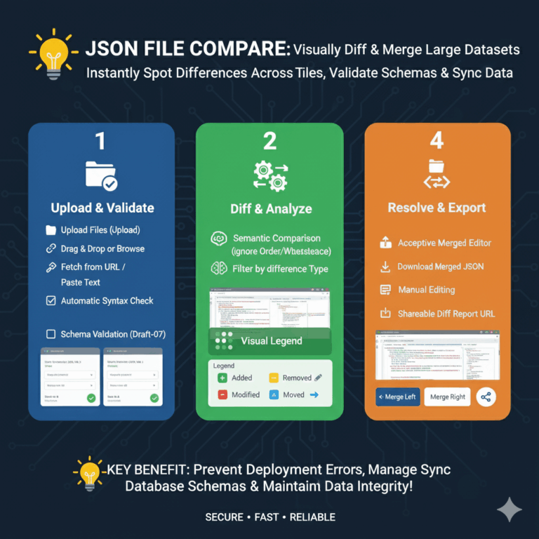 online json comparator - json compare