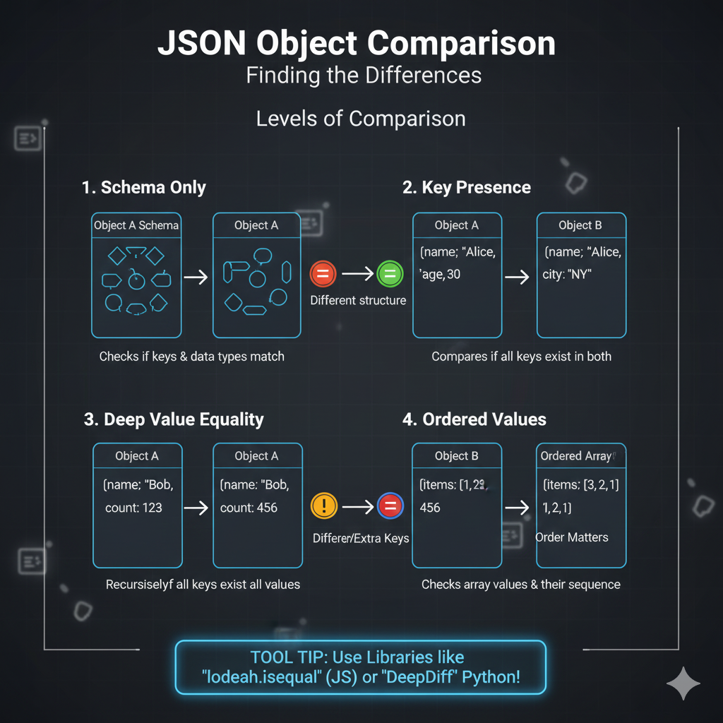online json comparator - json compare