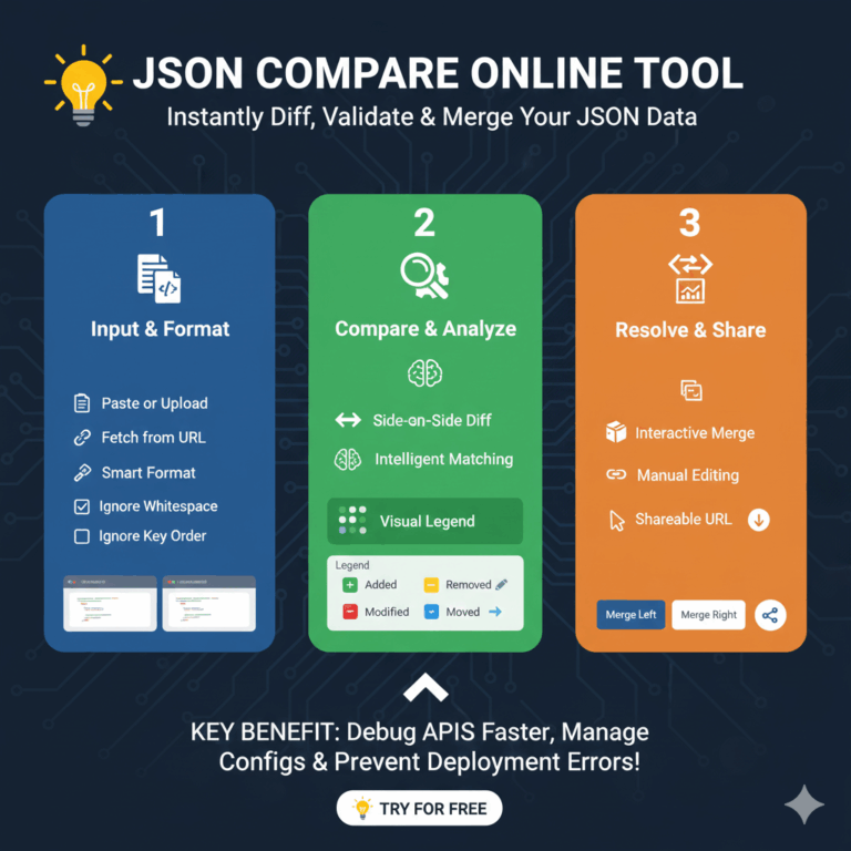 online json comparator - json compare