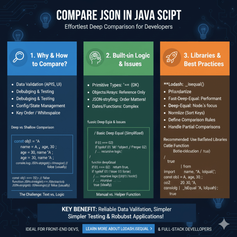 online json comparator - json compare