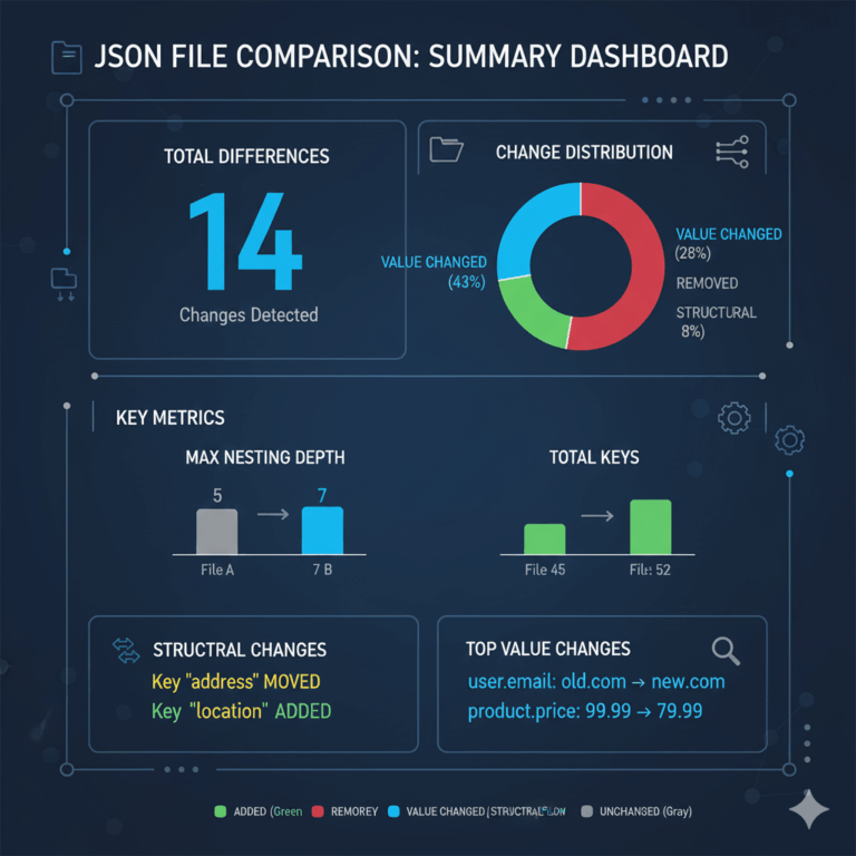 online json comparator - json compare